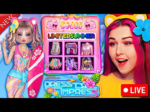 [DTI SUMMER UPDATE! 🏝️] JOIN For SECRET CODE, New MAP, ITEMS & SECRETS! | ROBLOX Dress to Impress