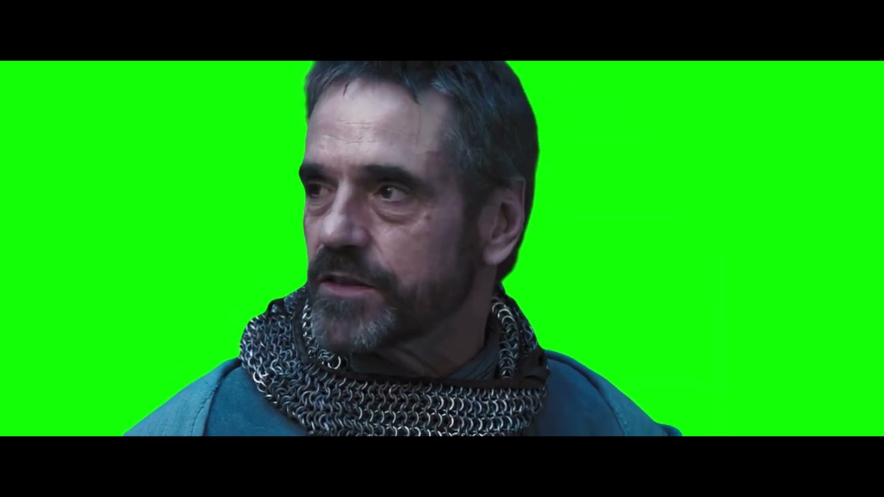 King Baldwin IV Raising His Hand meme - Kingdom of Heaven (Green Screen)