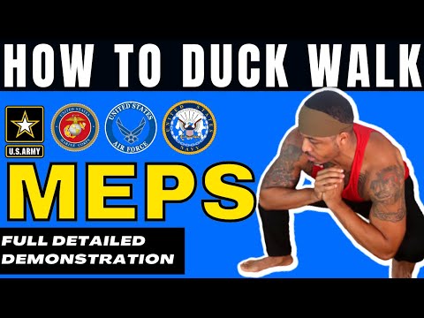 Duck Walk with EASE | MEPS Exercise *All Branches