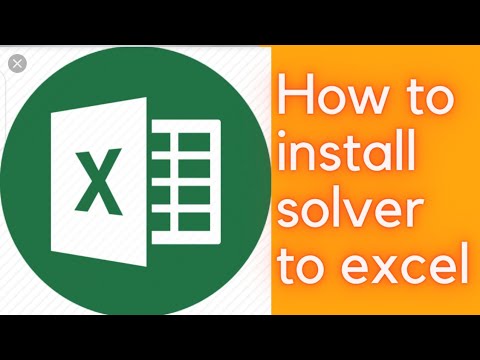 How to install solver into Microsoft Excel in window 7 l House of civil engineers l Civil engineers