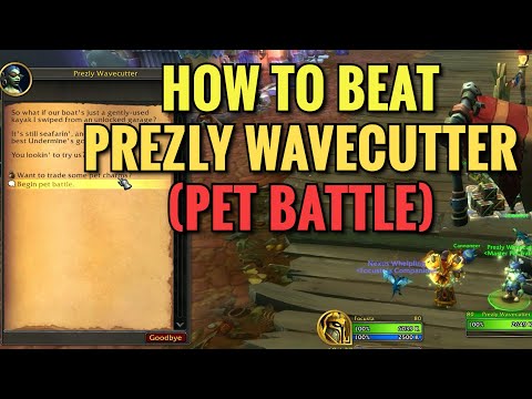 How To Defeat Prezly Wavecutter (Pet Battle) (WoW TWW)