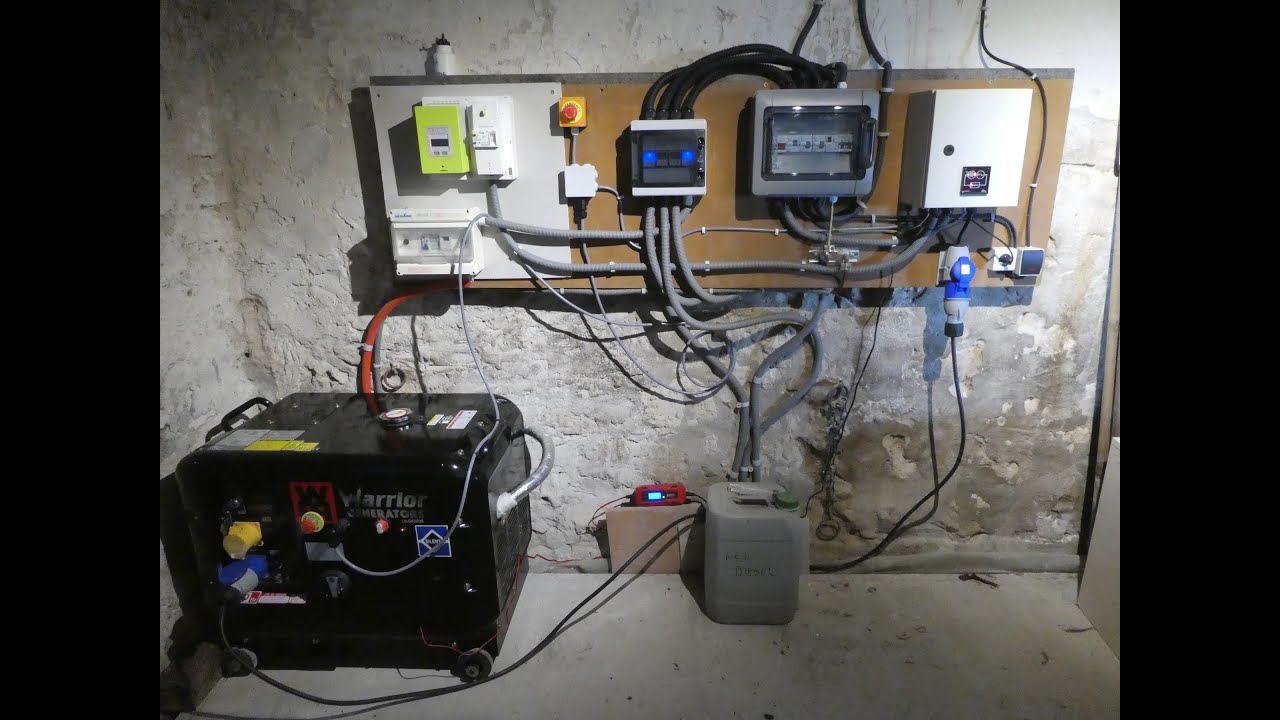 Mains Backup Diesel Generator Connection & Operation