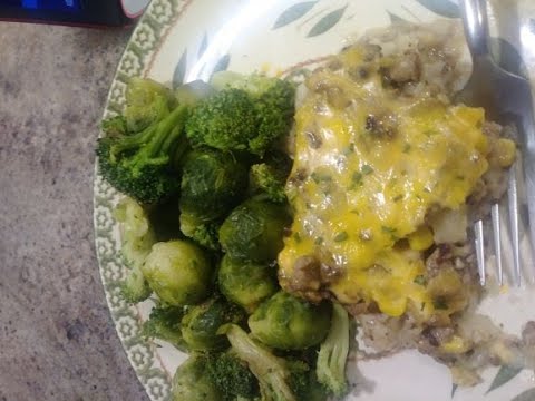 low carb and low calorie tater tot casserole! To loose weight!