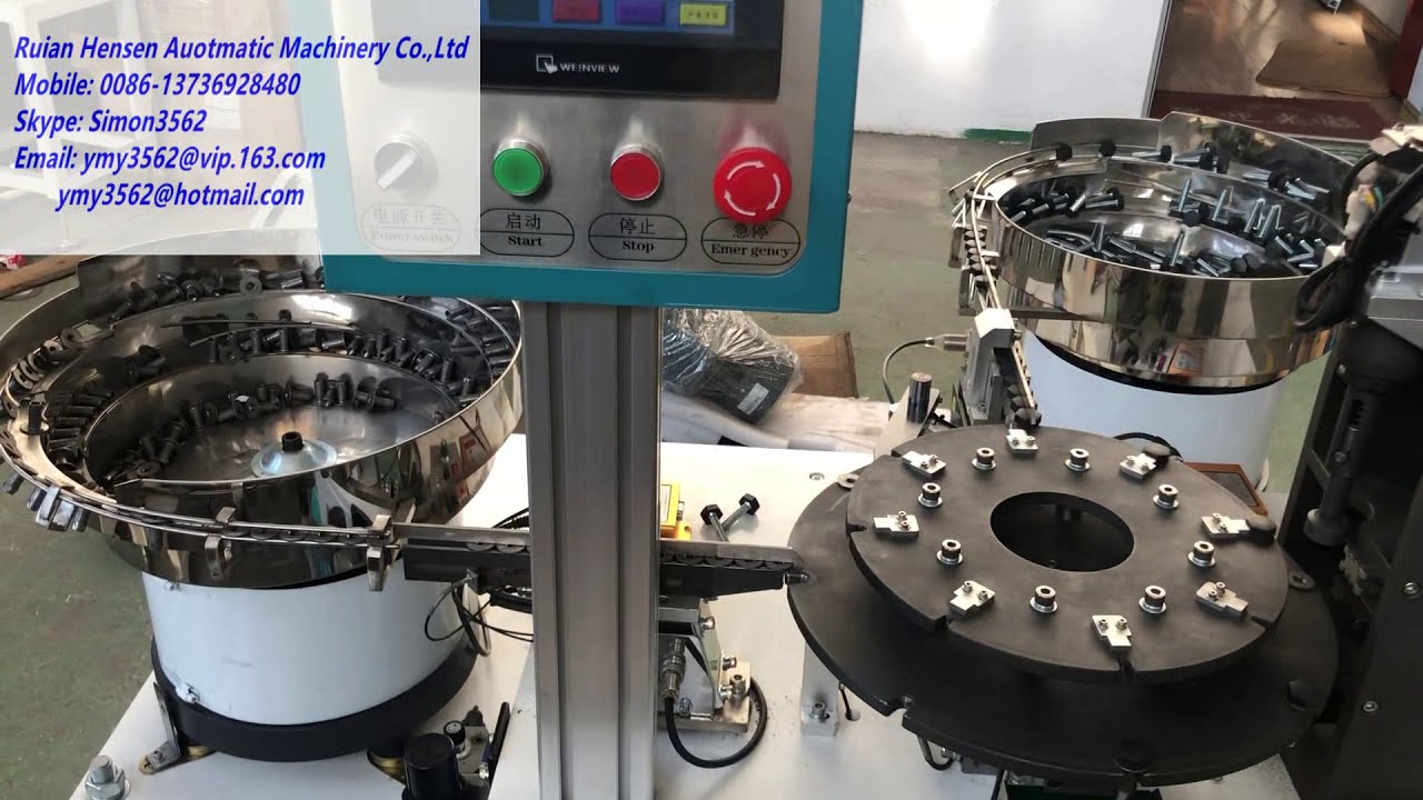Automatic nut driving machine, nut assembly machine, nut tighten machine