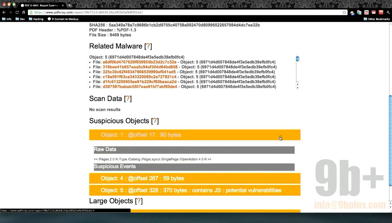 PDF X-RAY Overview
