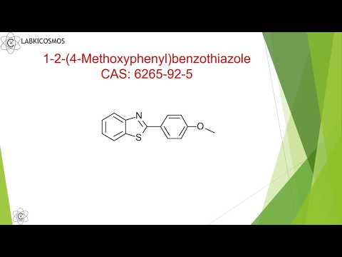 2-(4-Methoxyphenyl)benzothiazole, CAS 6265 92 5