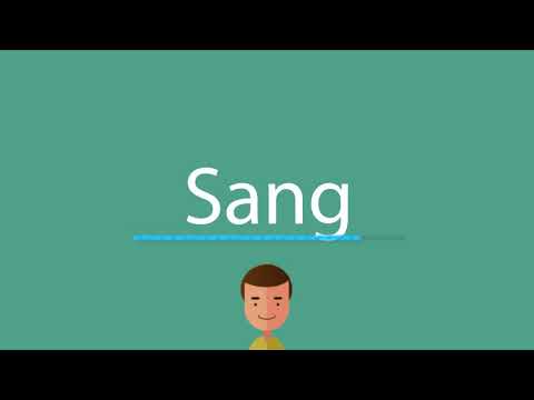 How to say Sang
