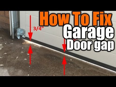 How To Fix Air Gaps On Your Garage Door – Katrina Solis