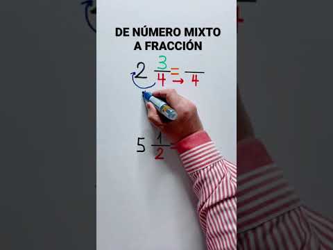 Convertir un número MIXTO a FRACCIÓN