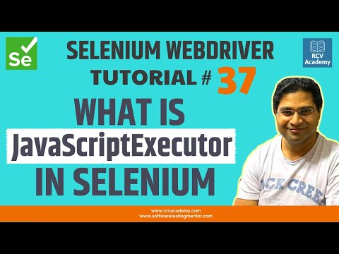 Learn Selenium WebDriver Tutorial 37 What is JavaScriptExecutor in Selenium - Mind Luster