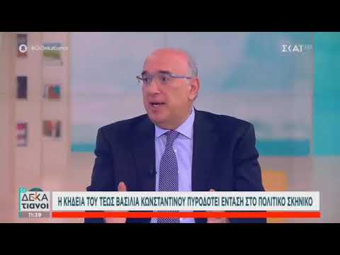 Kozanimedia:Ο υφυπουργός Μιχάλης Παπαδόπουλος στον ΣΚΑΙ για την κηδεία ...