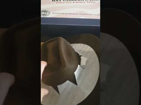 Unboxing a American Hat Co chocolate 10x hat