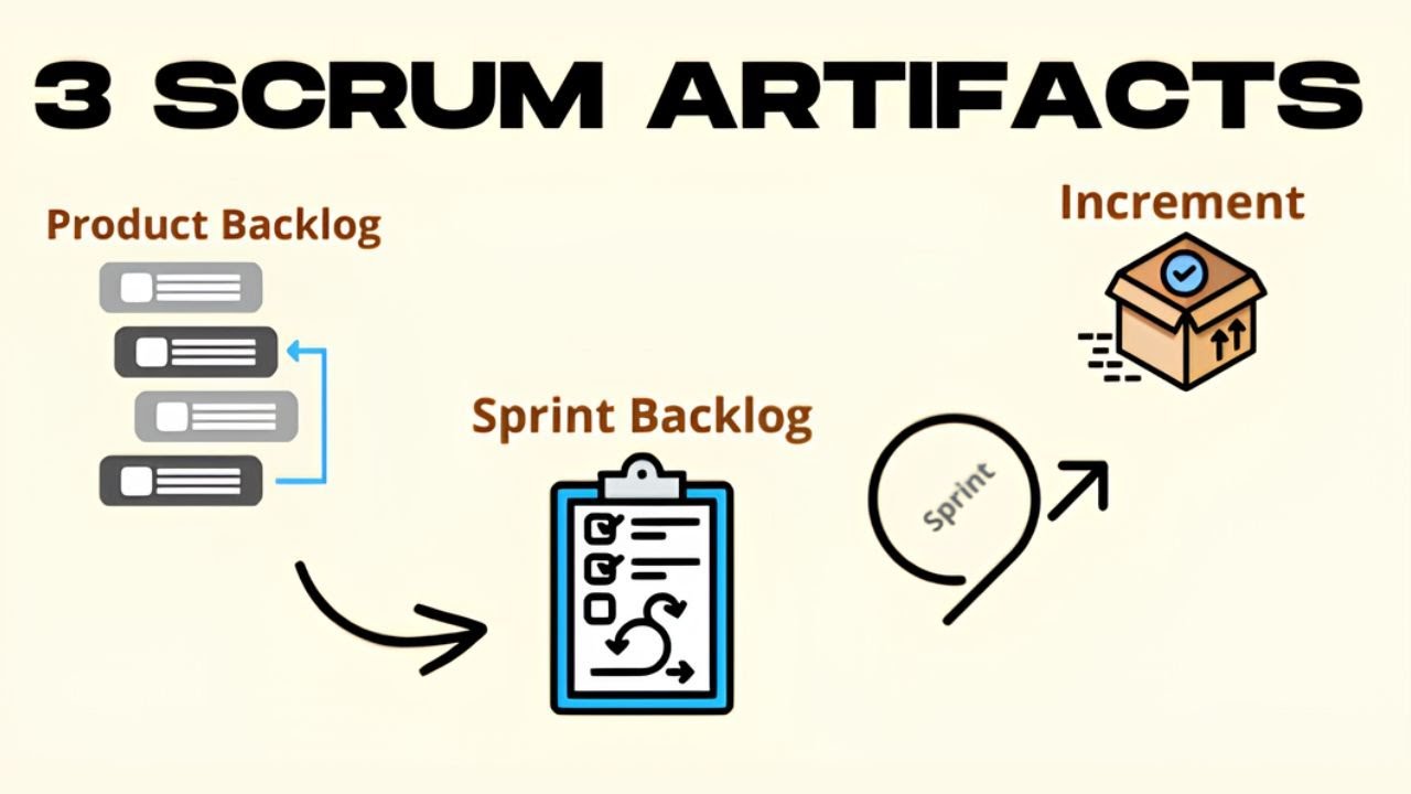 3 Scrum Artifacts Explained in 1 minute