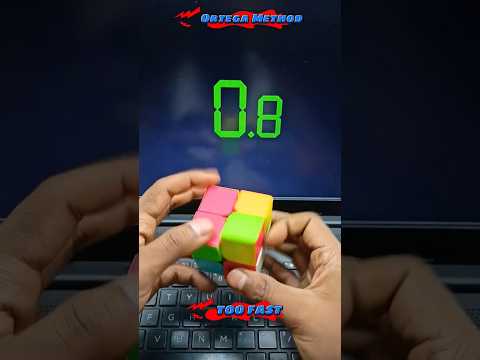 Too Fast 2x2 Solve | Ortega is really fast | Ortega Method | 2x2 Rubik's cube | @crashcubing