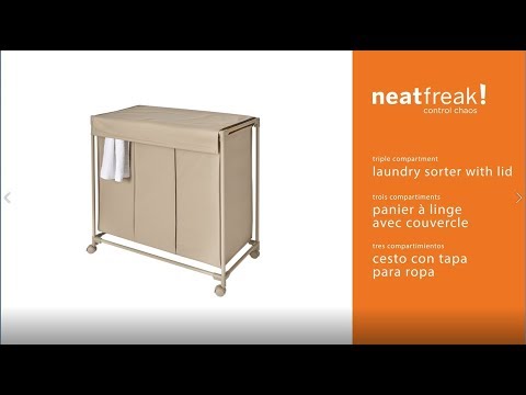 3001 neatfreak Triple Sorter with Lid assembly instructions