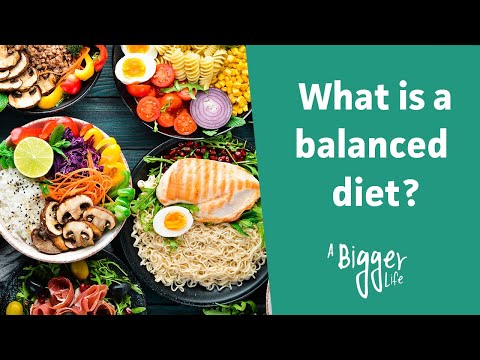 What is a balanced diet?