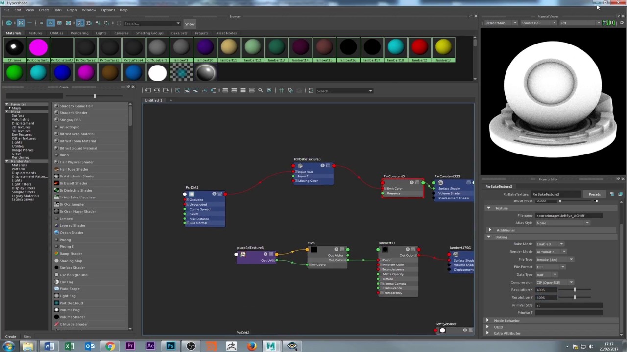 003 Baking AO in Renderman