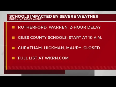 School closings, delays for Feb. 25, 2022