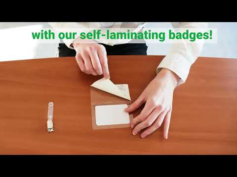 Self-Laminating Badges