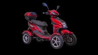 EWheels 4 Wheel Sport Style Scooter EW-14 Yellow