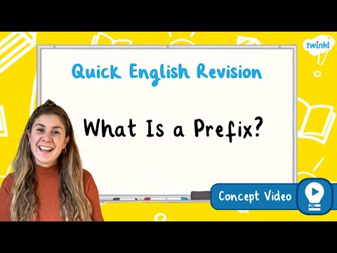 What Is a Prefix? | KS2 English Concept for Kids