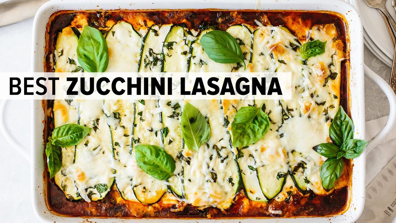 ZUCCHINI LASAGNA | the best zucchini lasagna recipe