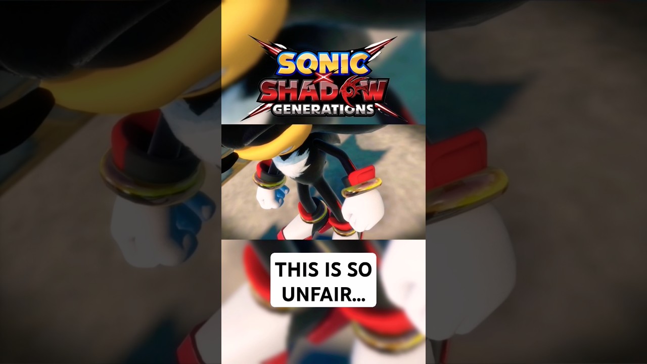 💔😭 SHADOW CRIES AFTER LOSING MARIA AGAIN (Sonic X Shadow Generations) #Shorts