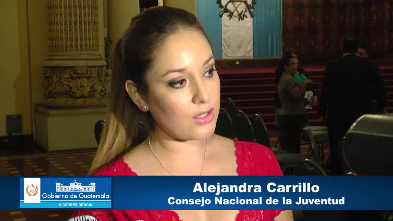 Roxana Baldetti - Gabinete de Juventud fortalece mecanismos de rendición de cuentas