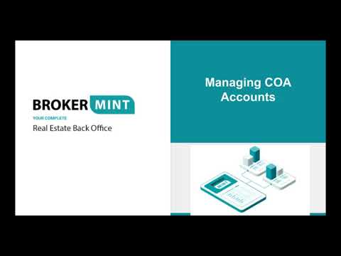 Managing COA Accounts