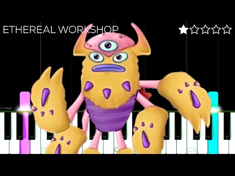 Ethereal Workshop - My Singing Monsters | EASY Piano Tutorial