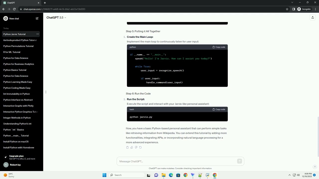 jarvis python code github