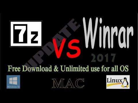 How to install 32, 64 bit winrar alternative 7zip in windows 10, 7, 8, 8.1, xp, mac and linux