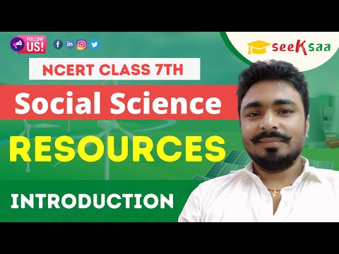 Introduction | Resources | | What do you mean by resource management? |Class 8 Geography | Seeksaa