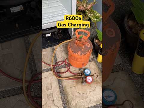 Fridge Repair | R600a gas charging #fridge #refrigerator #repair