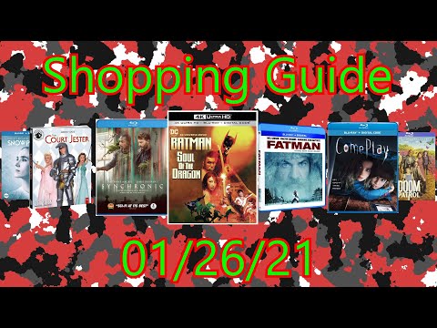 New 4K UHD, Blu-Ray, DVD Shopping Guide and Reviews for 01/26/21