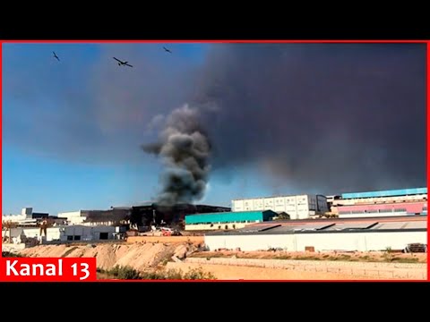 Ukrainian drones hits key Russian drone facility in Taganrog