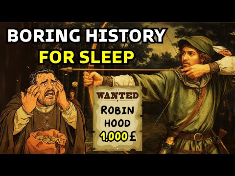 The Real Life of ROBIN HOOD in England - Boring History for Sleep