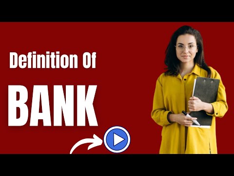 Simple Definition of Bank - WHAT DOES Bank MEAN ❓ | Definition Channel HD