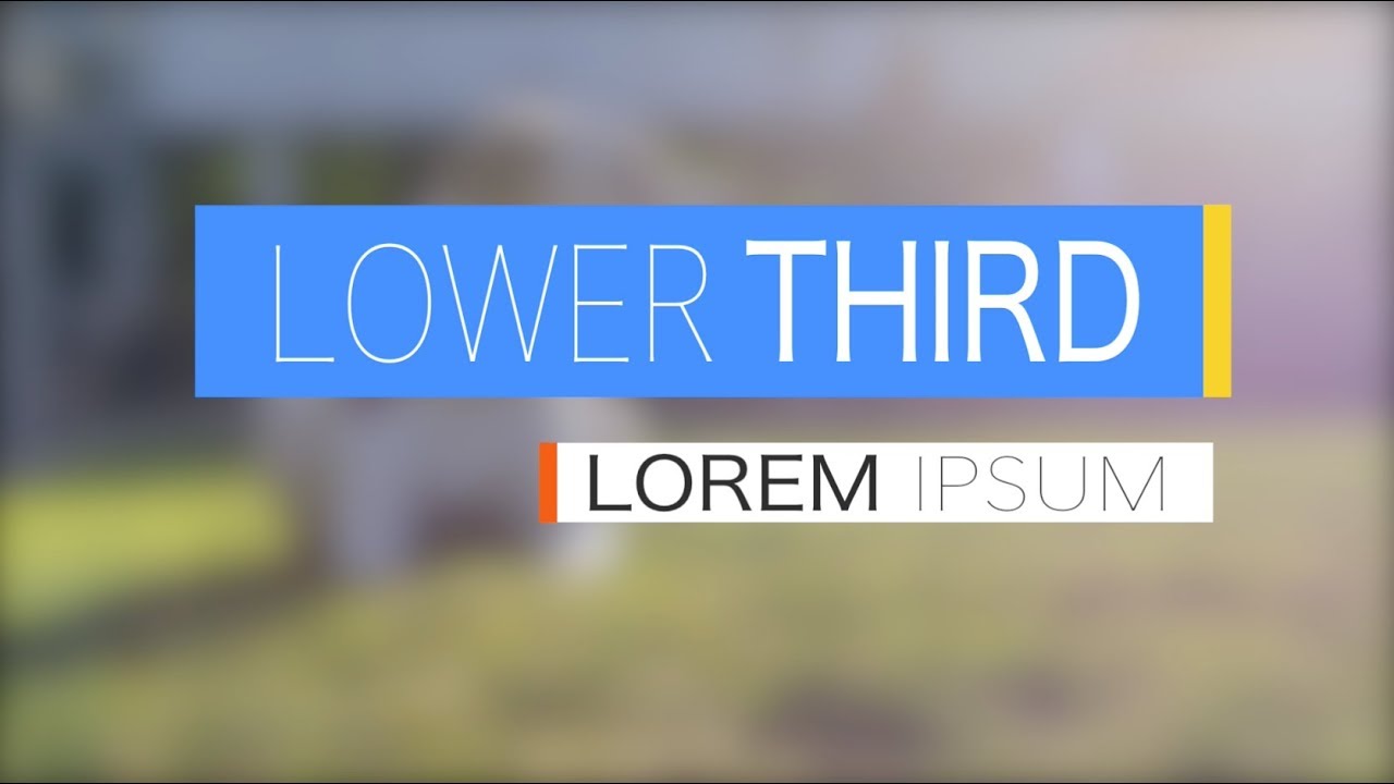 New Lower Third In Motion 5 (DEMO).