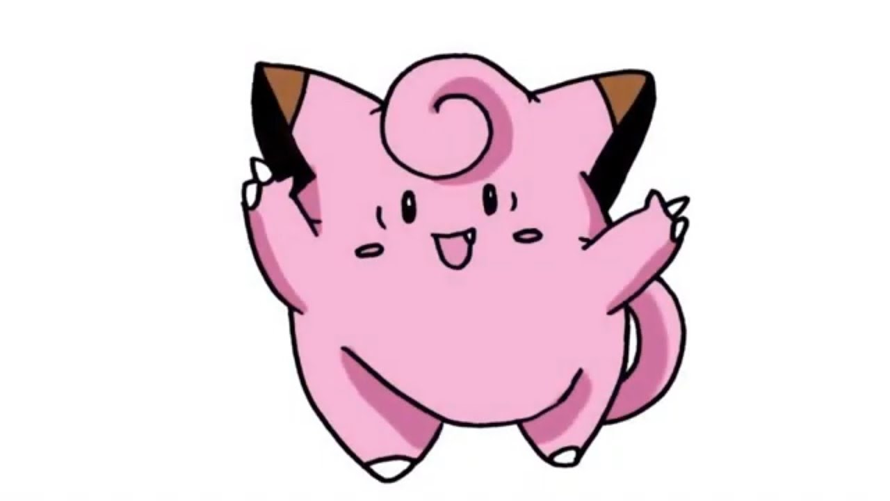 HOW TO DRAW POKEMON CLEFAIRY #pokemon #clefairy