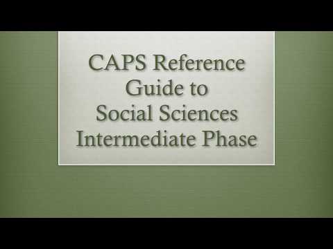 CAPS Reference Guide to Intermediate Phase Social Sciences