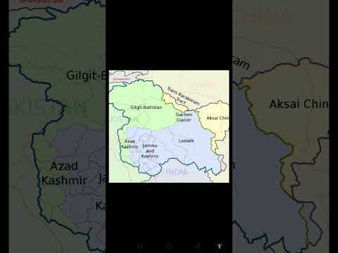 Jammu Kashmir update map 🧡🧡
