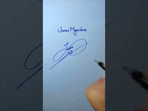 Signature style of my name JM | James Mendwa name signature style | JM signature style