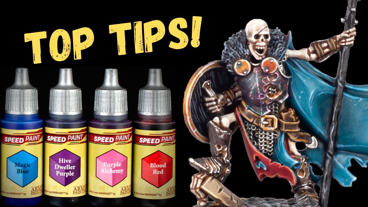 10 Tips for using Army Painter Speed Paints you need to know