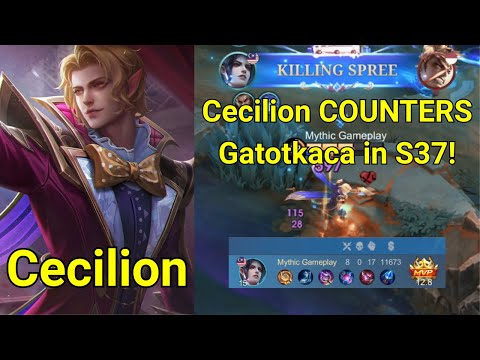 Cecilion DOMINATES Gatotkaca! 8/0/17 MVP Gameplay 😱 Best Mage Counter! – MLBB #mobilelegends