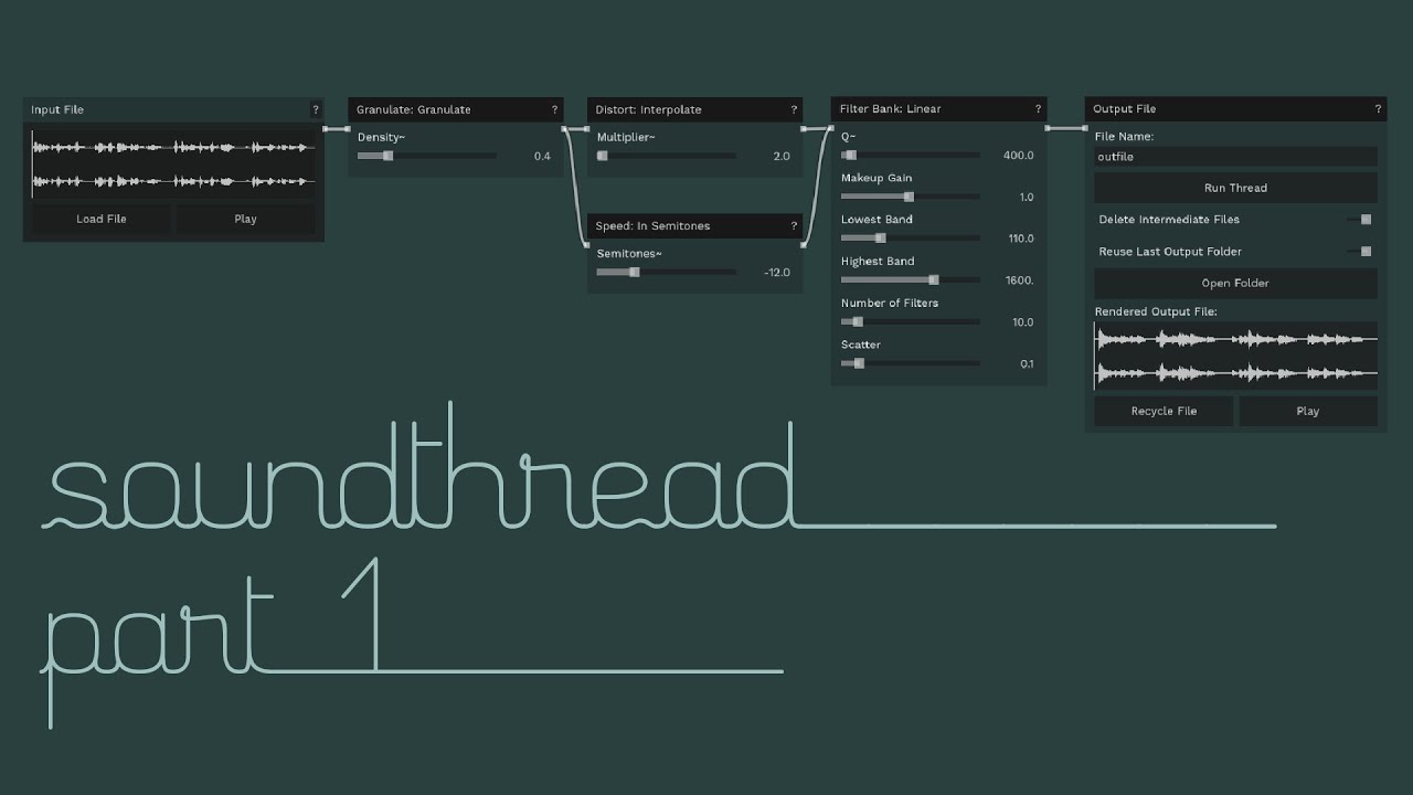 Composers Desktop Project - Equipment - lines