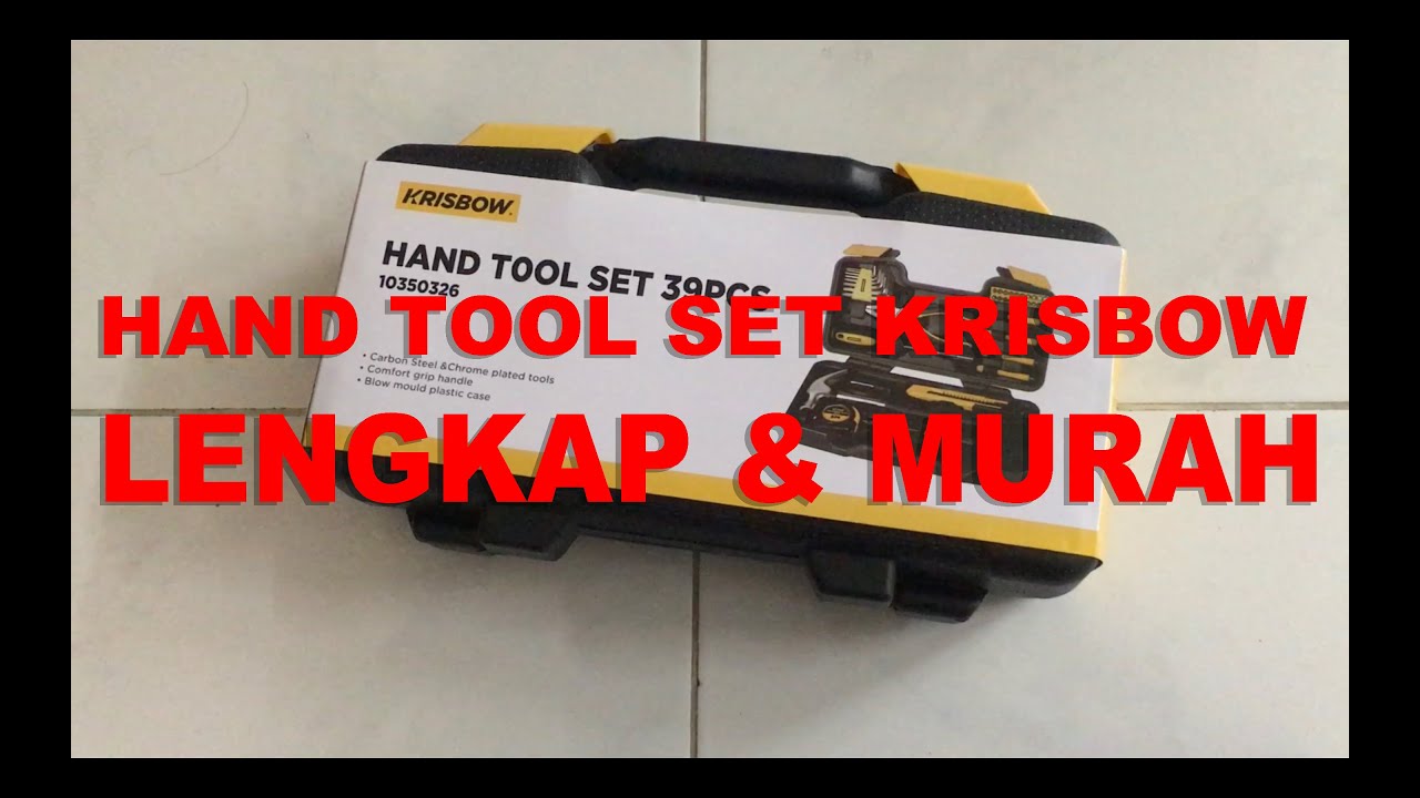 Hand Tool Set Krisbow MURAH & LENGKAP