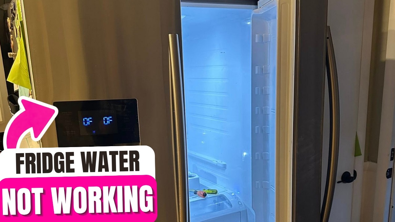 How To Fix Samsung Fridge Water Not Working 2026