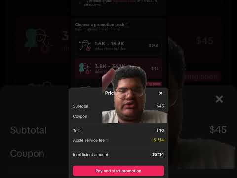 BYPASS THE APPLE SERVICE FEE (TIK TOK VIDEO PROMOTION)