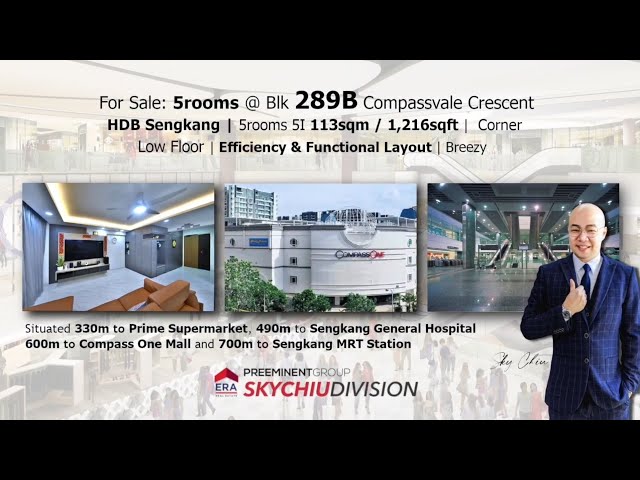 289B Compassvale Crescent HDB Flat for Sale - 1,215 sqft | 99.co